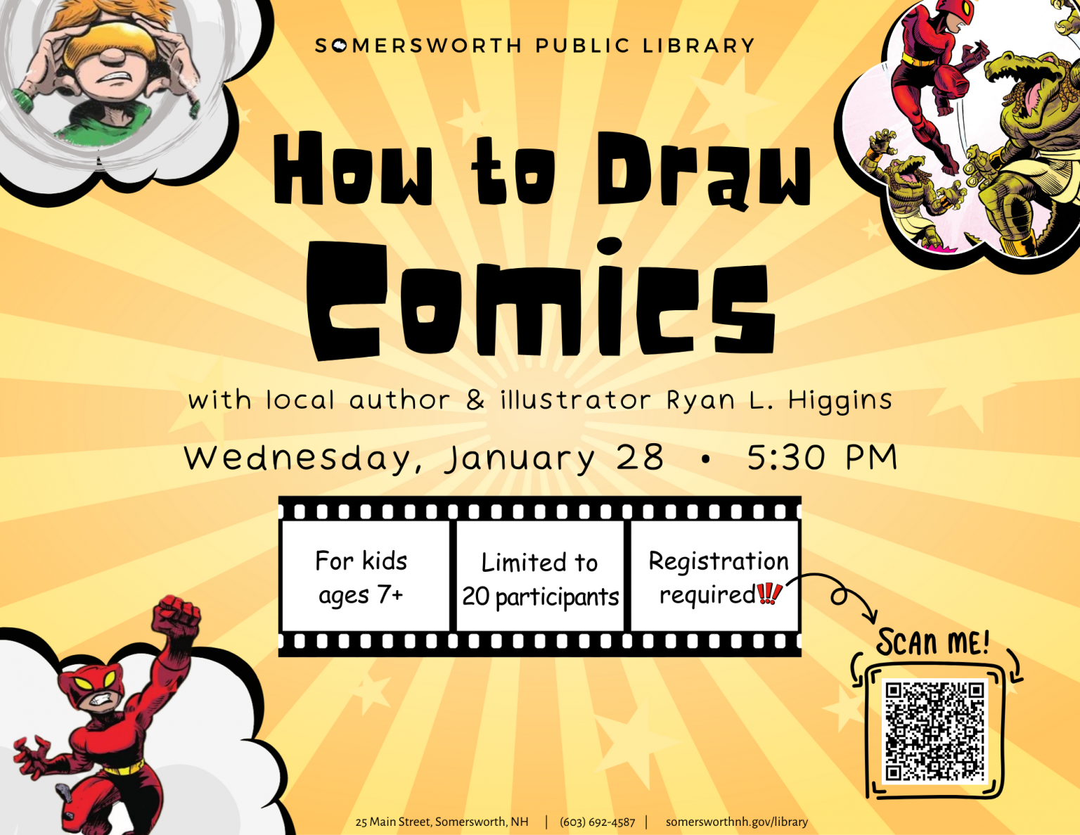 How to Draw Comics - Somersworth Ready Together (Granite United Way)